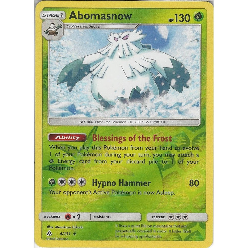 Mega Abomasnow Card Real