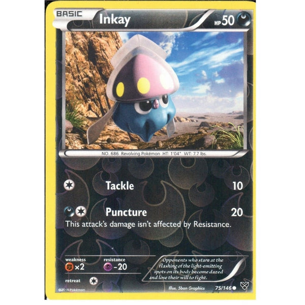 POKEMON XY - INKAY 75/146 REV HOLO - Recaptured LTD